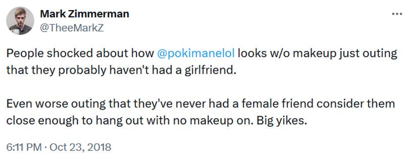 What Is The Pokimane No Makeup Controversy?