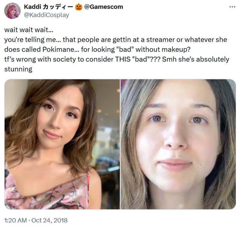 What Is The Pokimane No Makeup Controversy?