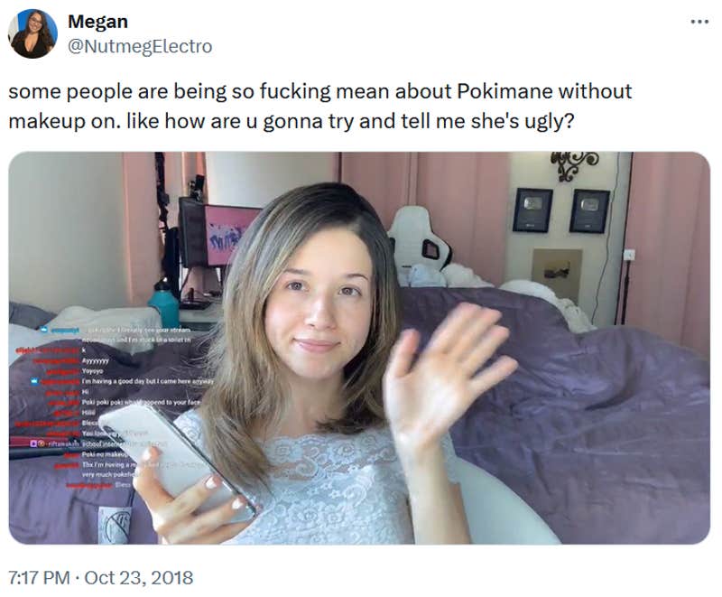 What Is The Pokimane No Makeup Controversy?
