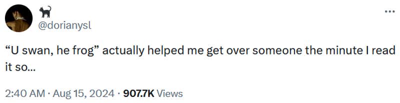 'U Swan, He Frog' Is Helping Heal Broken Hearts