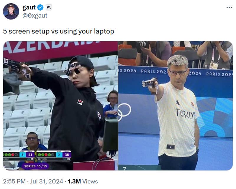 The Yusuf Dikec Olympic Shooter Meme Is +Infinity Aura Points