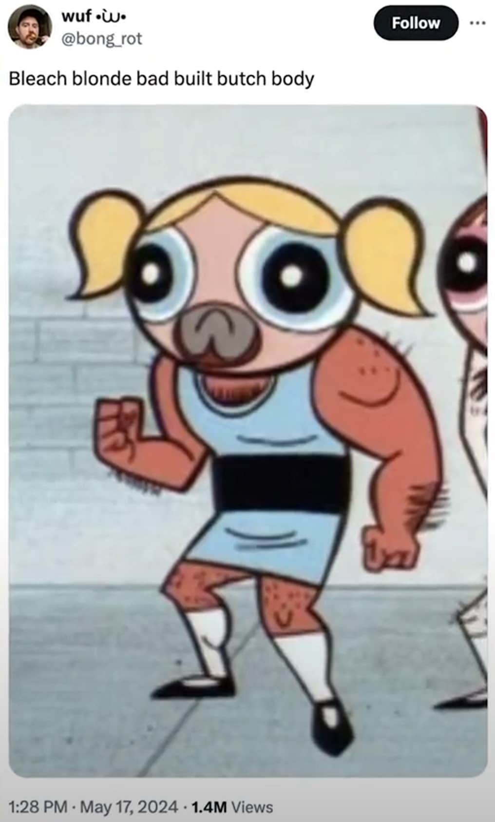 Meme History: Bleach Blonde Bad Built Butch Body