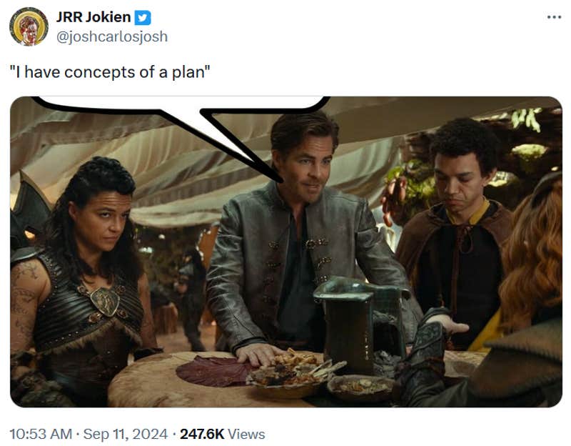 'I Have Concepts Of A Plan:' A Meme For The Unprepared