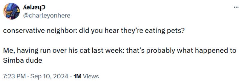 The Eating Pets Meme: An Old Dog Whistle Learns New Tricks
