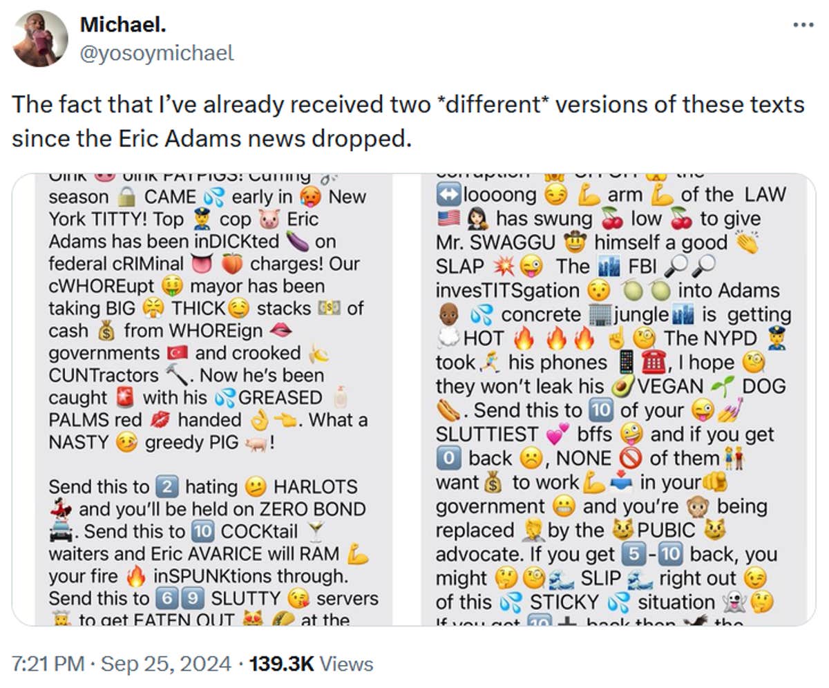 Eric Adams Indictment Memes Take Over Social Media