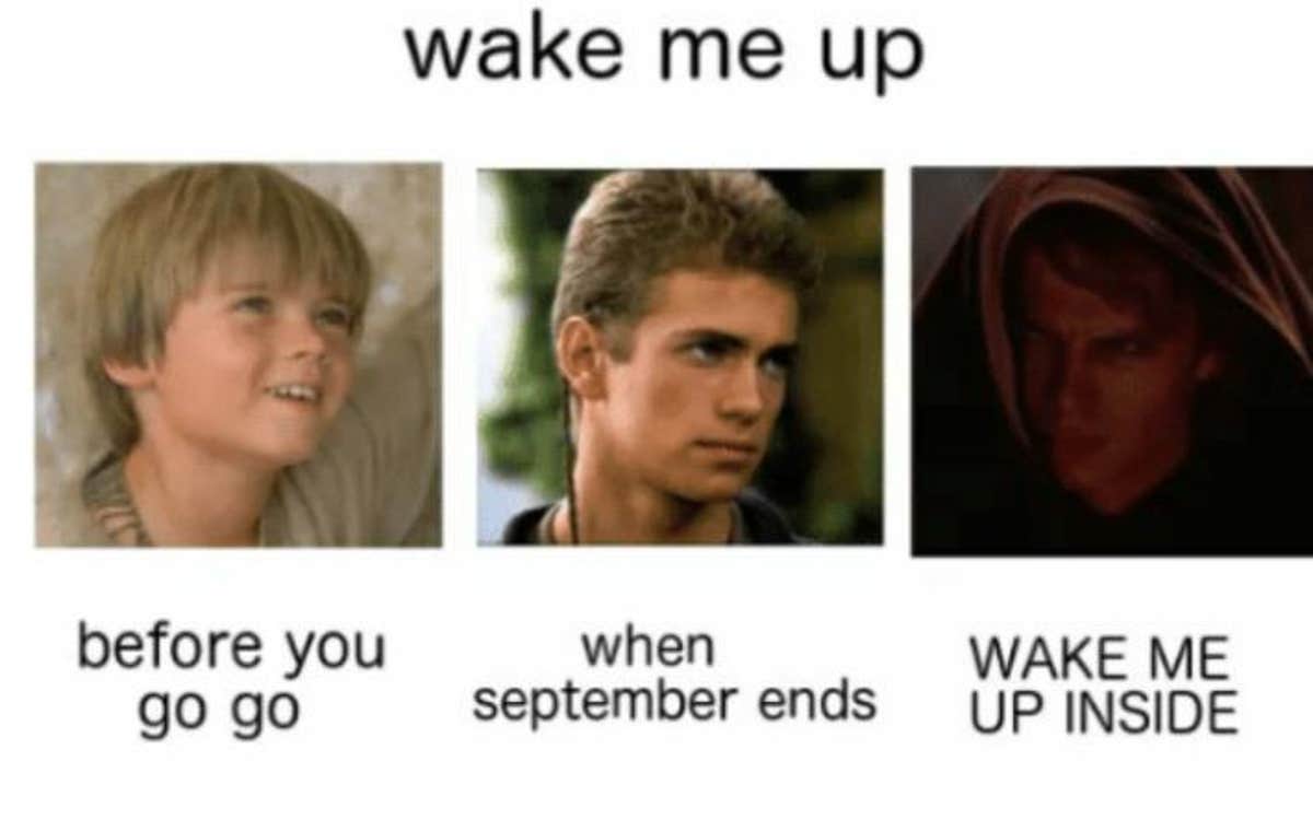 Wake Me Up When September Ends Meme