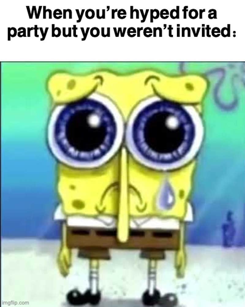 Sad SpongeBob Meme