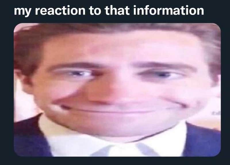 My Reaction To That Information: Meme Origins