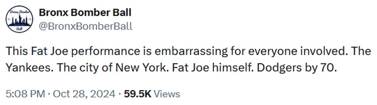 'Ozempic Joe'—Fat Joe Memes Follow World Series Performance