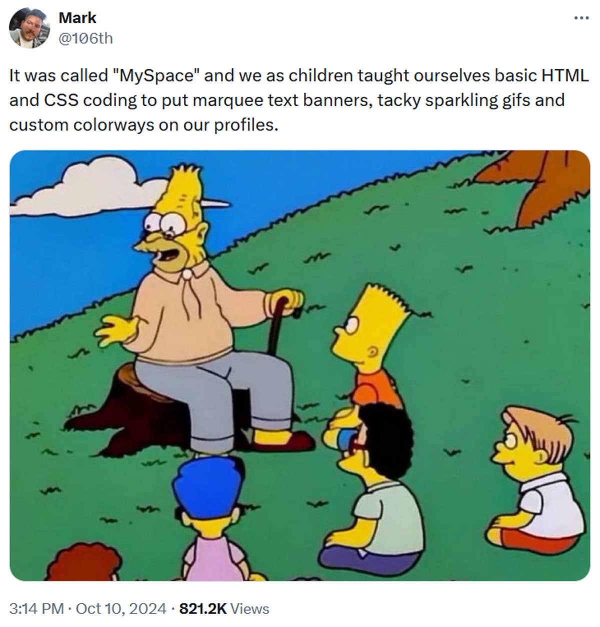 The Grandpa Abe Simpson Meme Is A Tribute To The Good Old Days