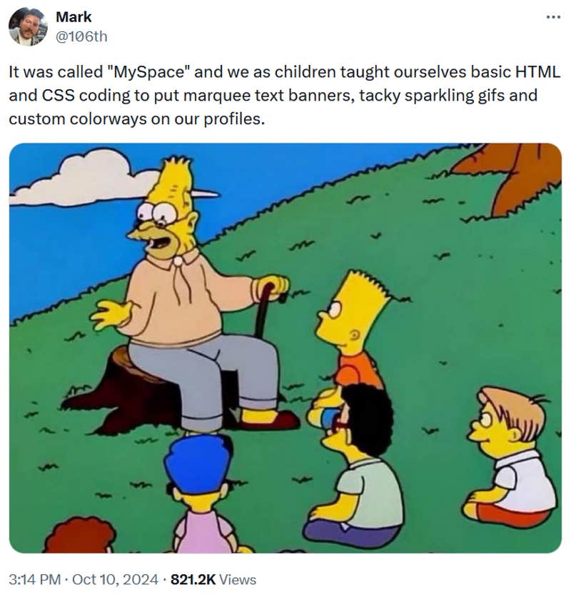 The Grandpa Abe Simpson Meme Is A Tribute To The Good Old Days