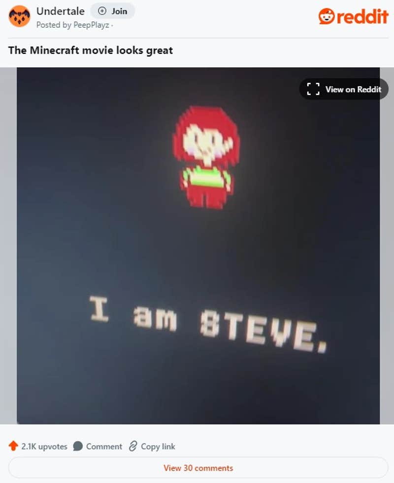 I Am Steve Meme: Jack Black's Minecraft Line Goes Viral