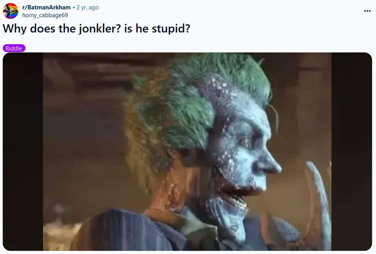 Why Did We Post About The Jonkler Meme? Are We Stupid?