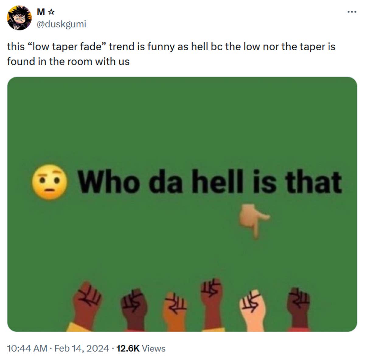 Imagine If 'Imagine If Ninja Got A Low Taper Fade' Became A Meme