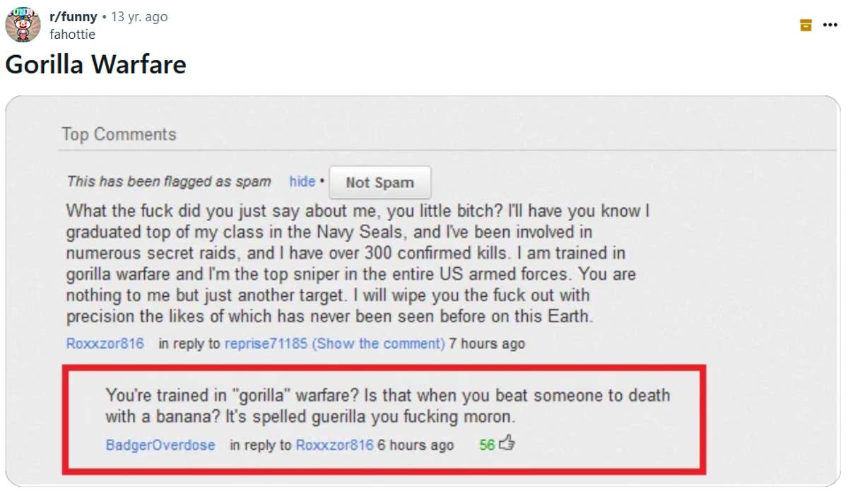 The Navy Seal Copypasta, Explained