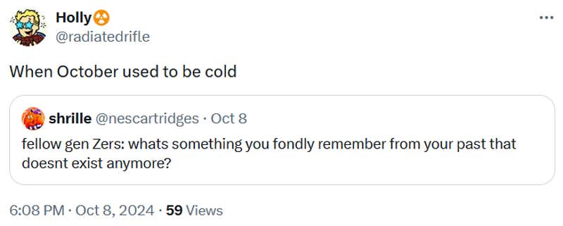 The 'October Used To Be Cold' Meme, Explained