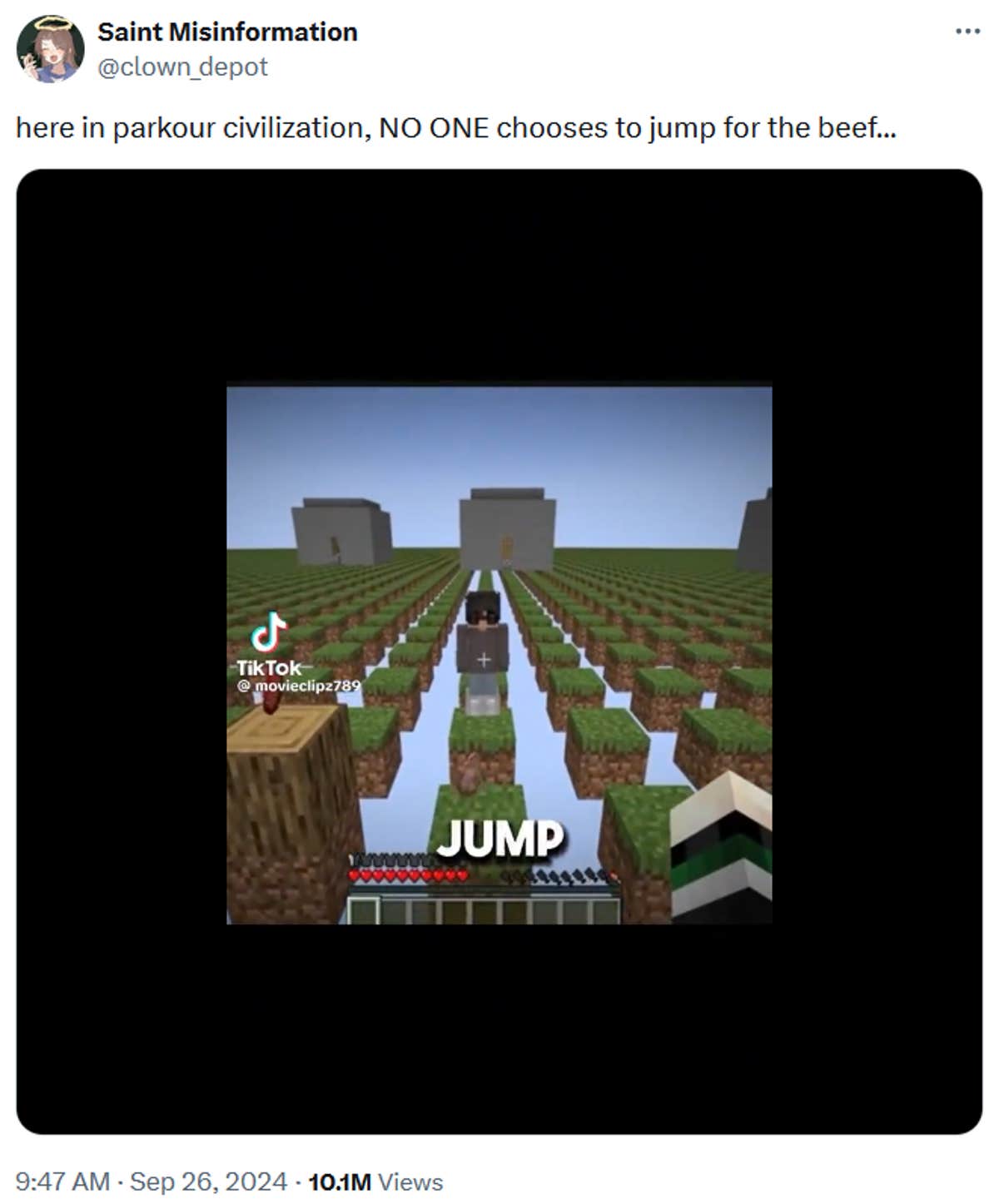 The Parkour Civilization Meme, Where No One Chooses The Beef