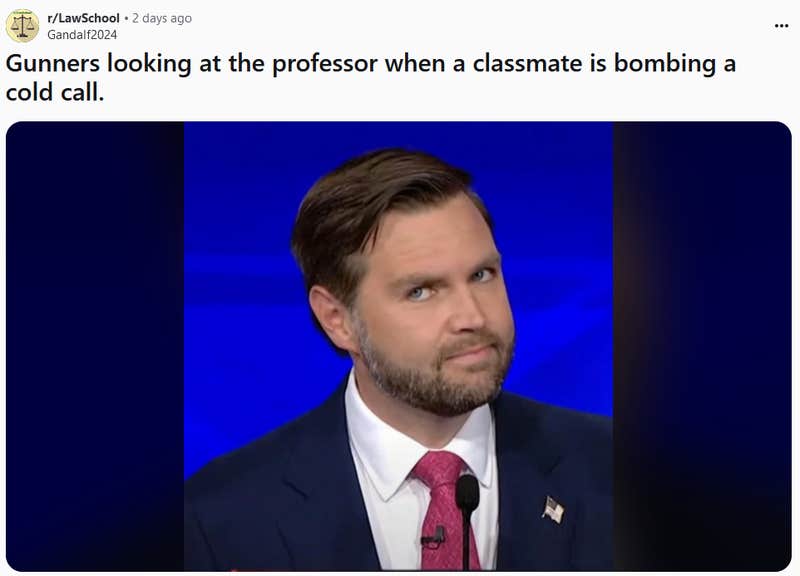 JD Vance Looking At The Camera Is A 4th Wall Meme