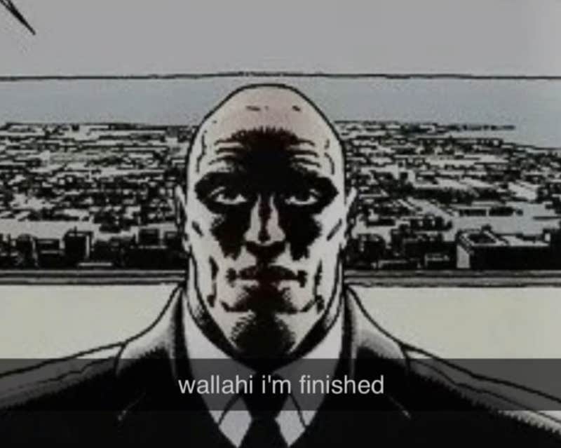 'Wallahi, I'm Finished': A Reaction Meme