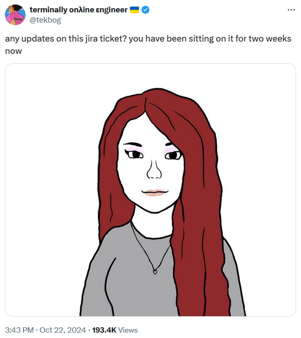 The Wifejak Facing Forward Meme Is A Variation On A Classic