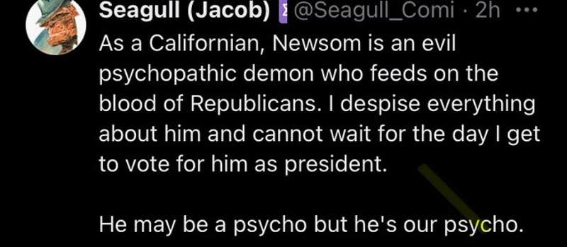 Why Is Everyone Suddenly Talking About 'Gavin Newsom Psycho Lore'?