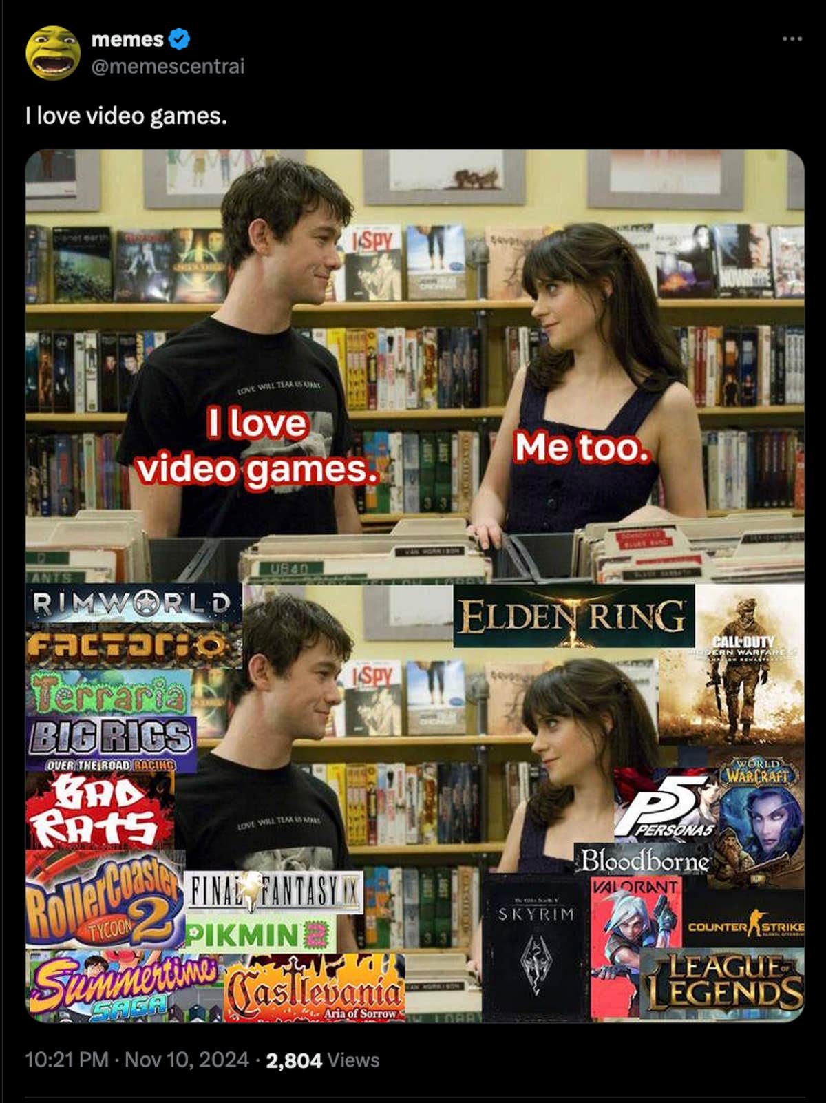The 'I Love Video Games' Meme Riff On Men, Women, & Gaming Culture