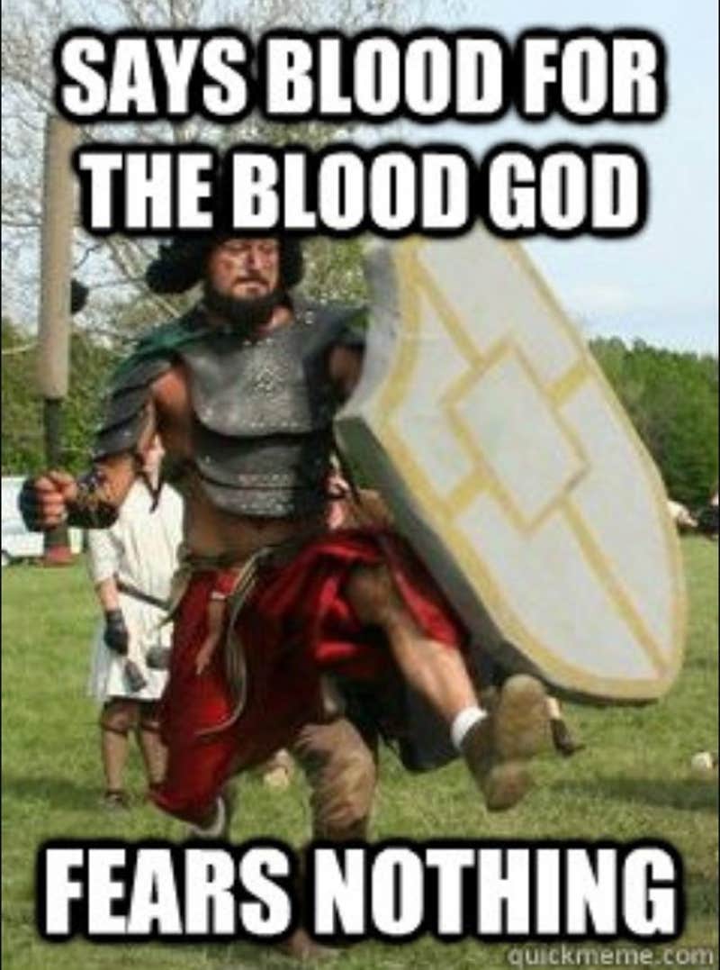 What Does 'Blood For The Blood God' Mean? The Meme Explained