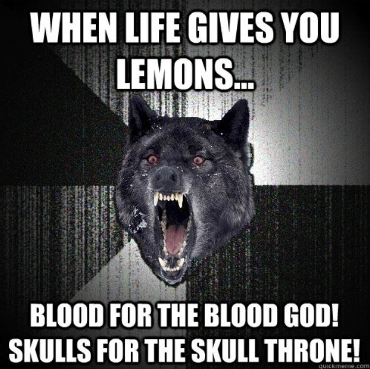 What Does 'Blood For The Blood God' Mean? The Meme Explained