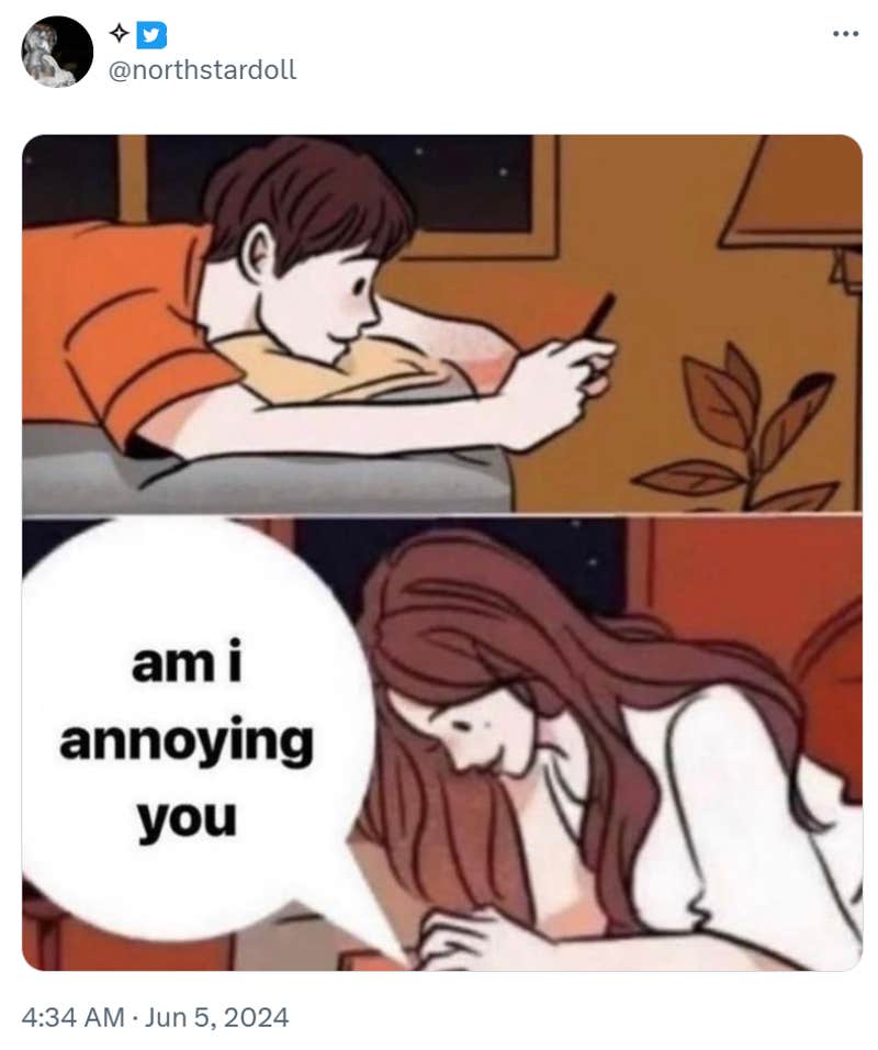 Really Good Couple Texting In Bed Memes