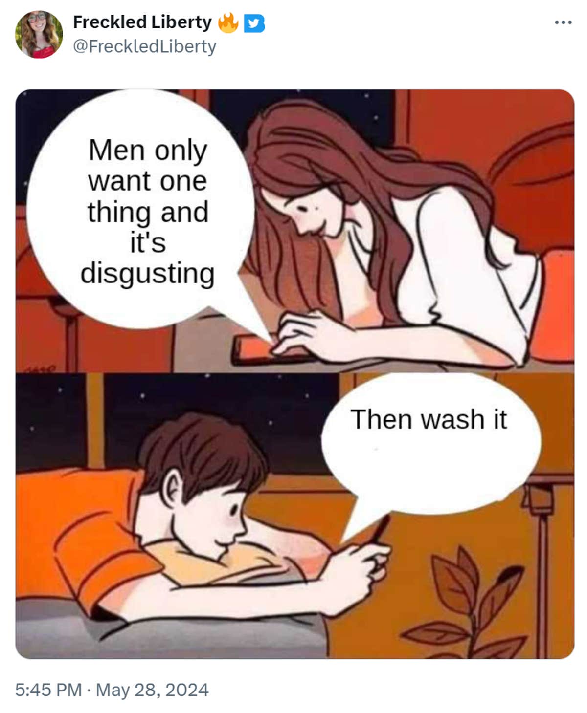 Really Good Couple Texting In Bed Memes