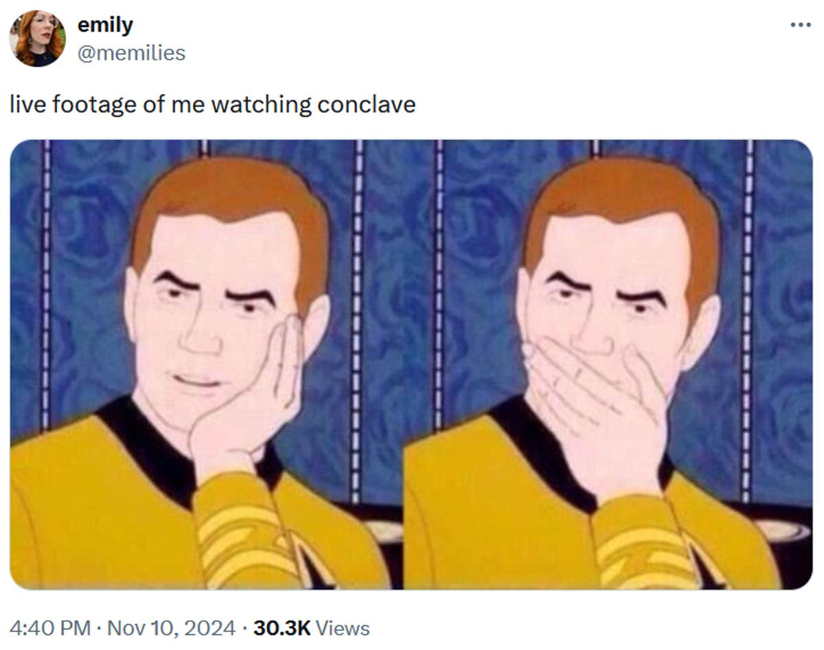 25 Of The Funniest 'Conclave' Memes