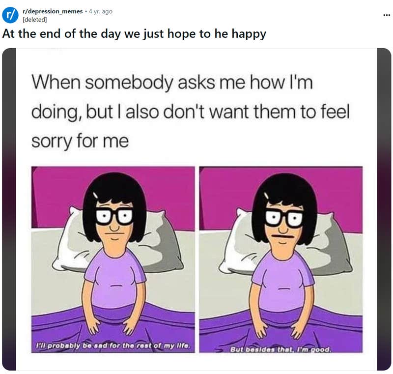 45 Of The Funniest Depression Memes