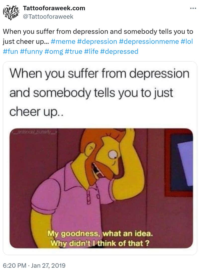45 Of The Funniest Depression Memes