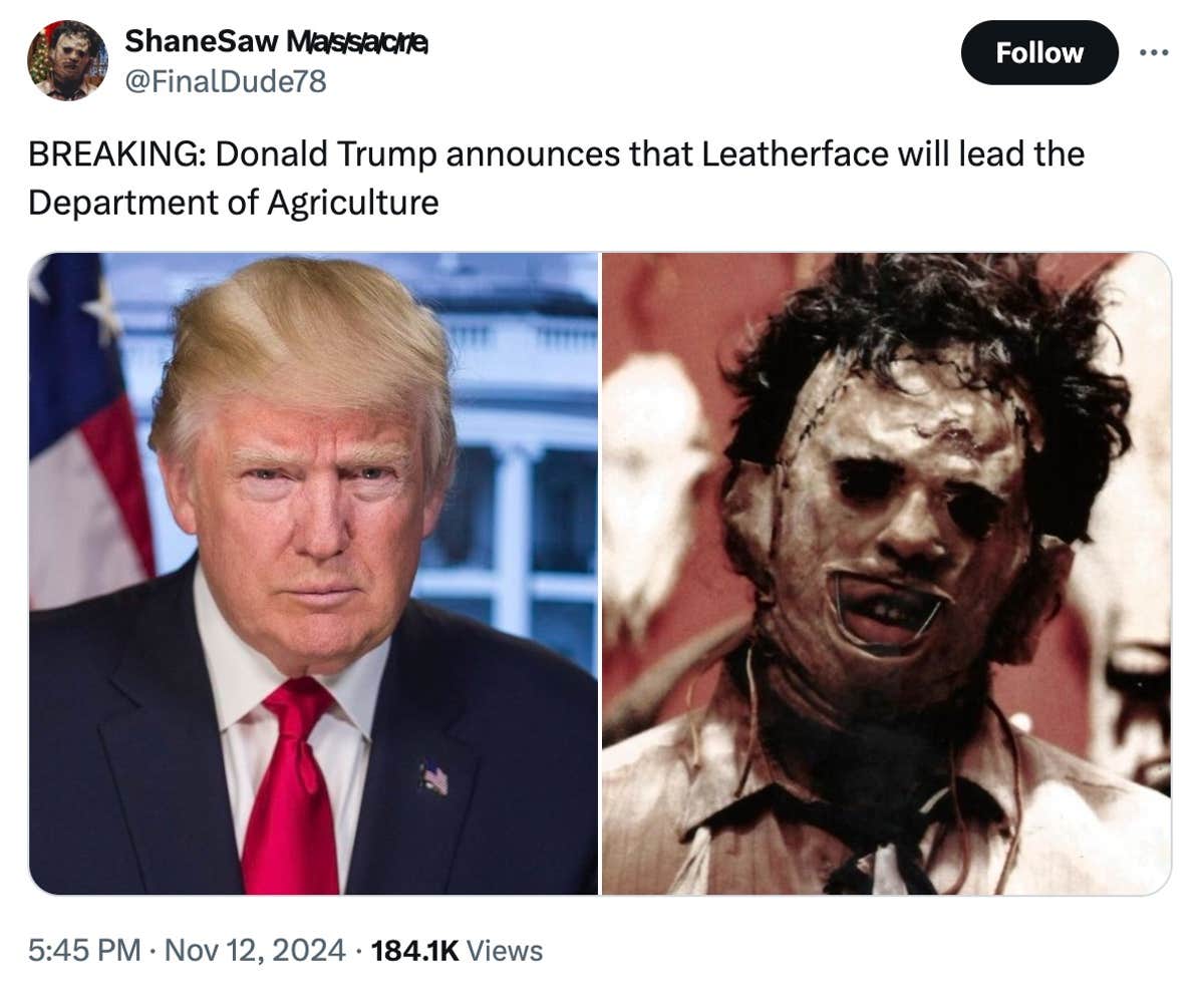 'Donald Trump Announces...' Meme Mocks Incoming Administration