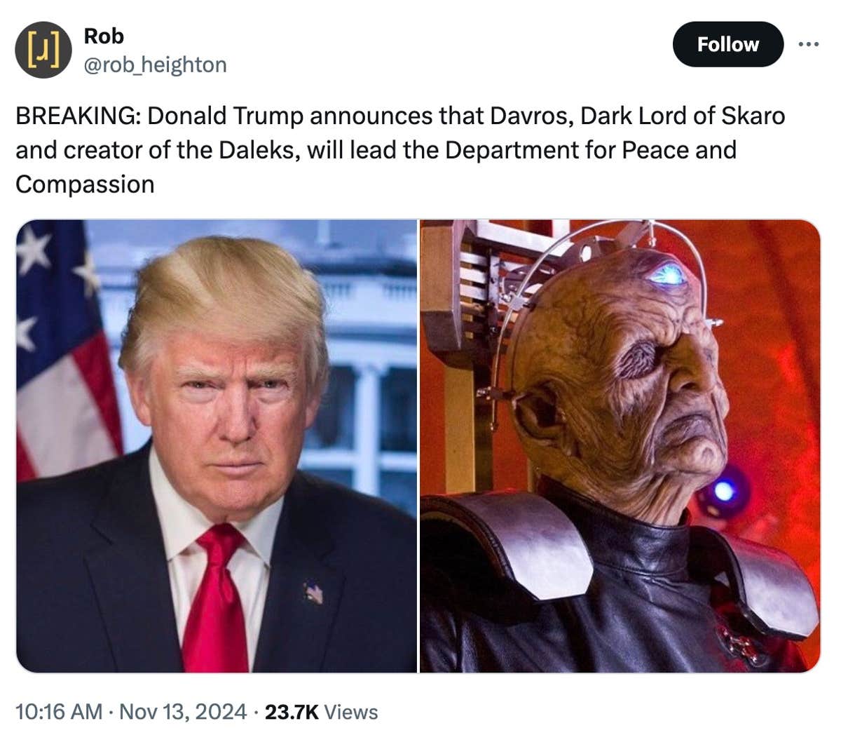 'Donald Trump Announces...' Meme Mocks Incoming Administration