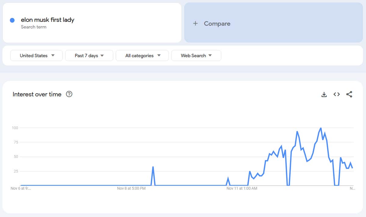 What's Up With All Those Elon Musk First Lady Memes?