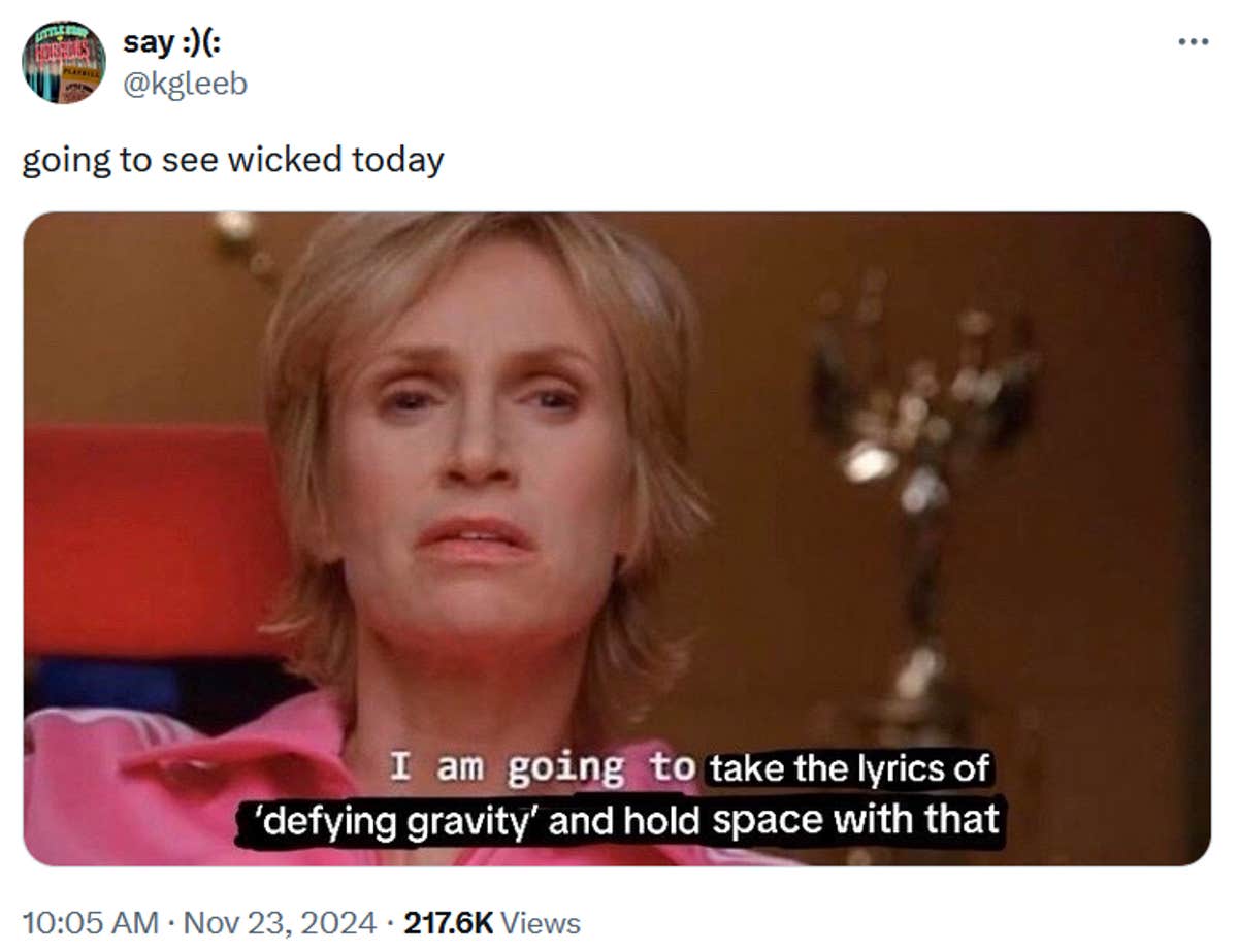 Are You Holding Space For All These Defying Gravity 'Wicked' Memes?
