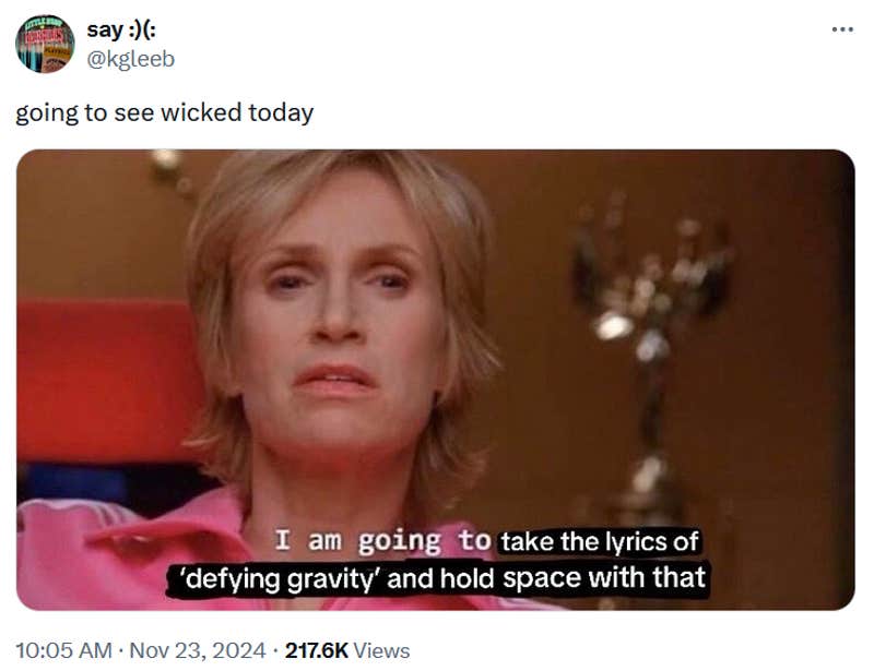 Are You Holding Space For All These Defying Gravity 'Wicked' Memes?