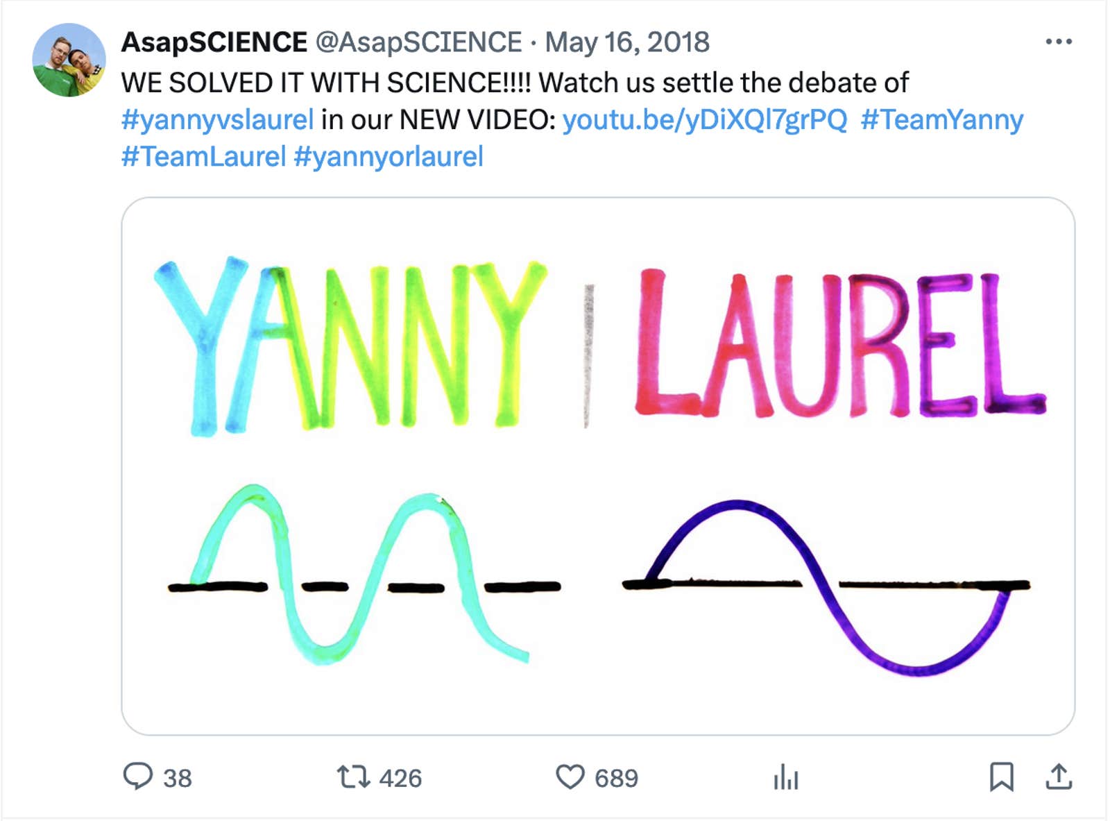 Meme History: Yanny or Laurel?
