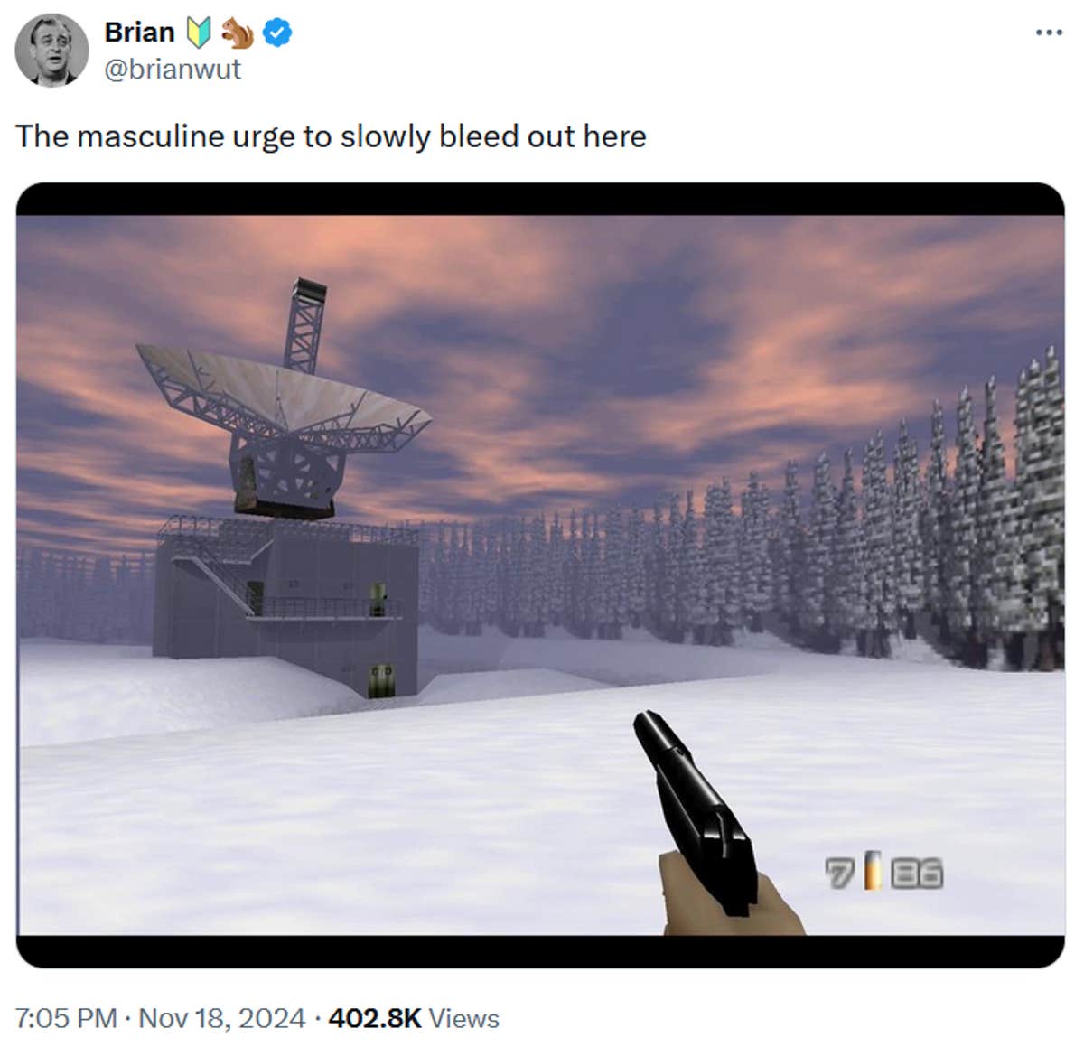 Explaining 'The Masculine Urge To Slowly Bleed Out Here'