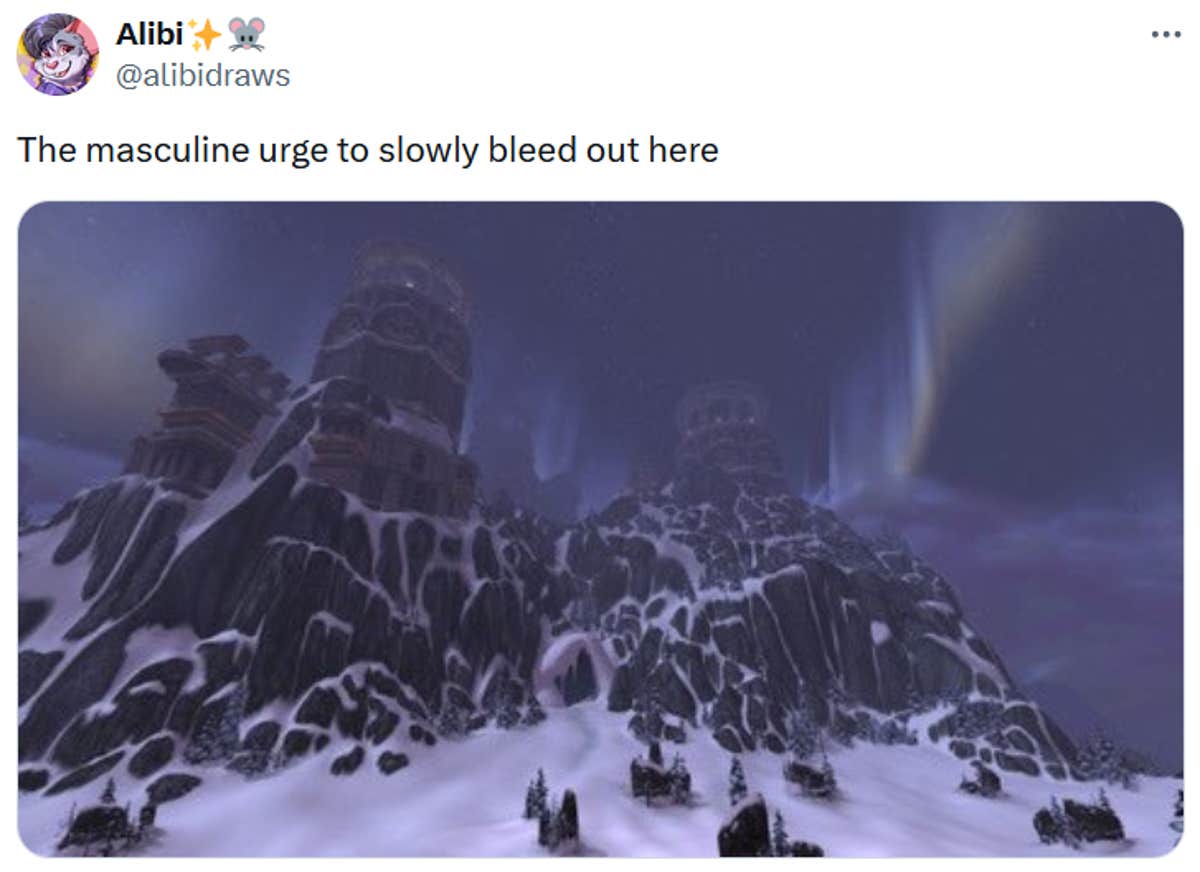 Explaining 'The Masculine Urge To Slowly Bleed Out Here'