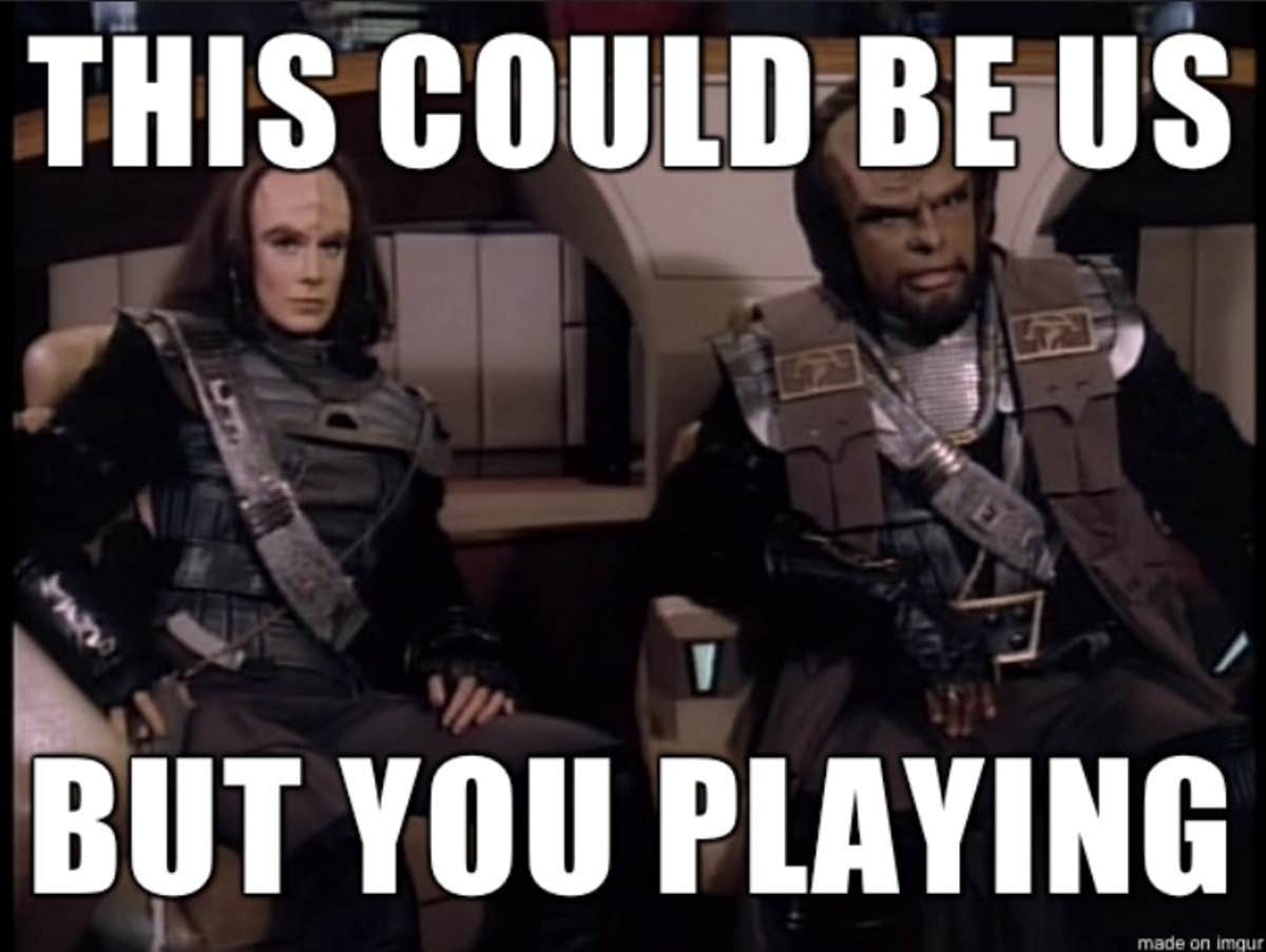 'This Could Be Us, But You Playing': a meme about couple goals