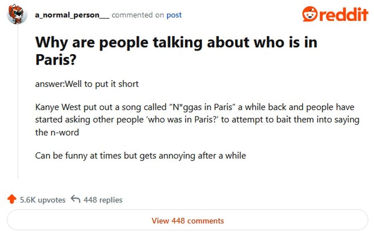 The Kanye West 'Who Was In Paris' Meme, Explained