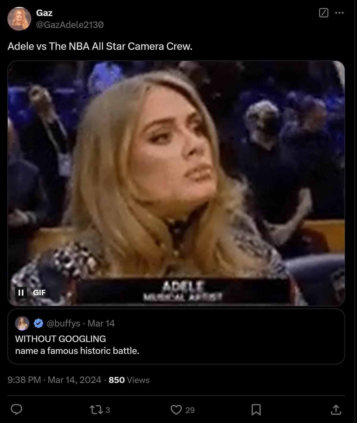 A Short History Of *That* Adele NBA Meme