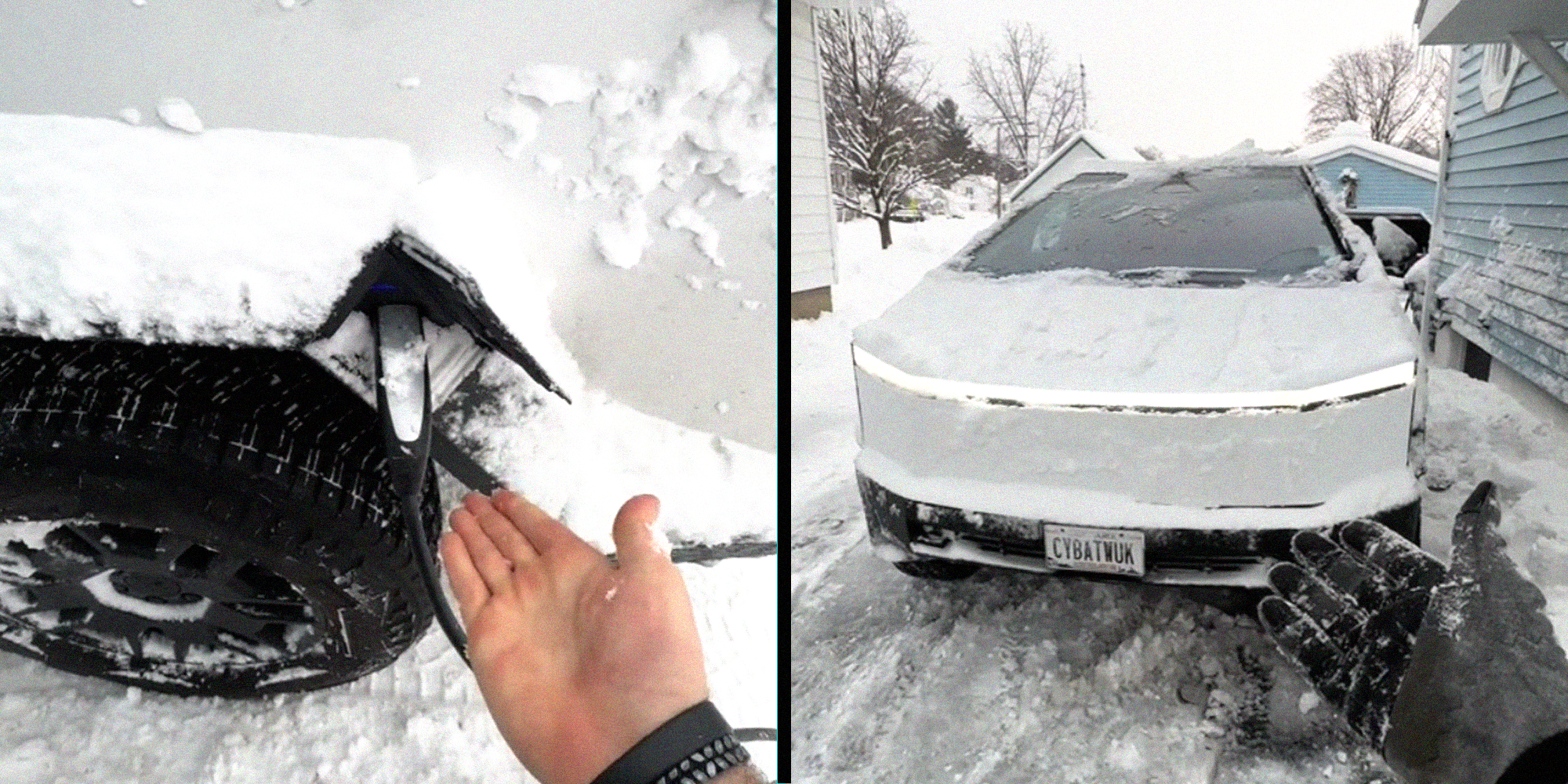 Snow Reveals Major Design Flaw For Tesla Cybertruck
