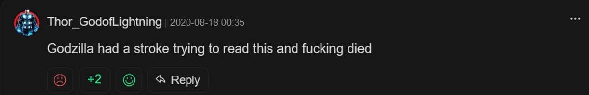 'Godzilla Had A Stroke Trying To Read This And F*cking Died'—Copypasta ...