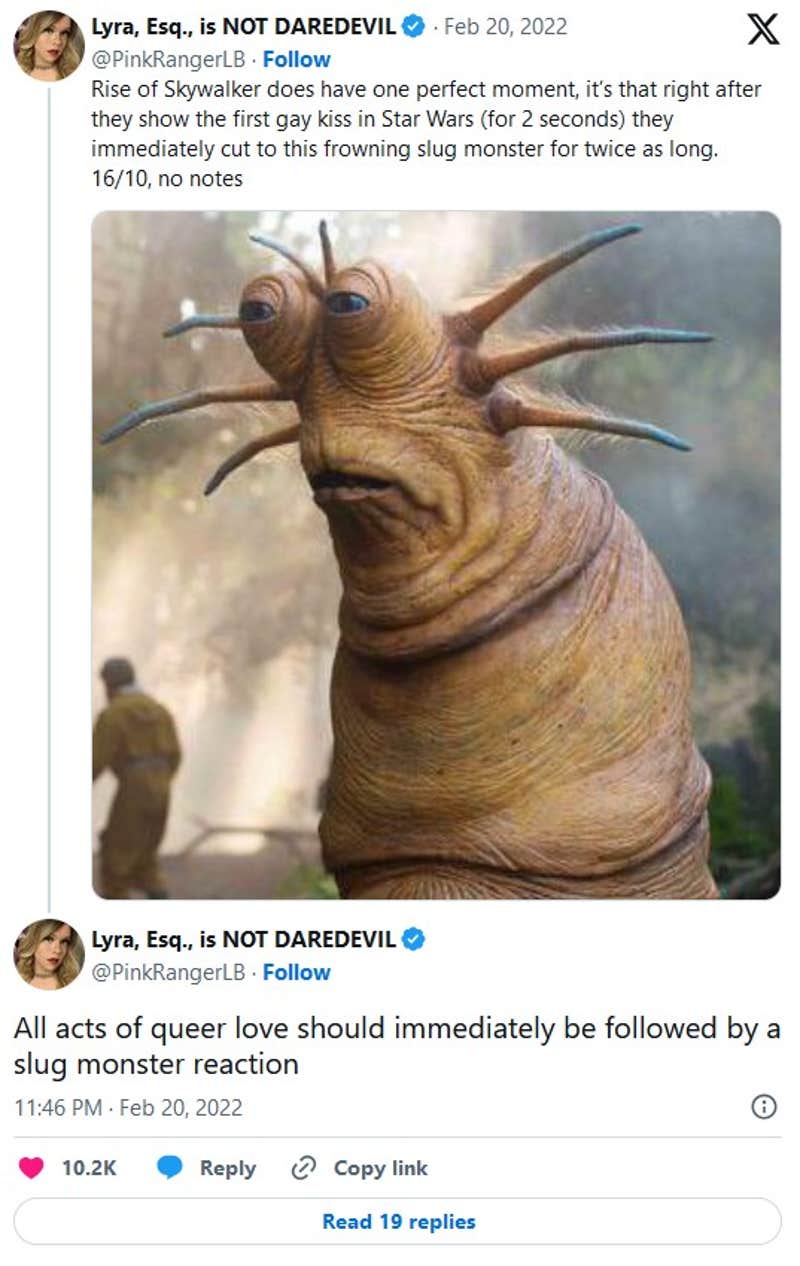What Is The Live Slug Reaction Meme From 'Star Wars'?