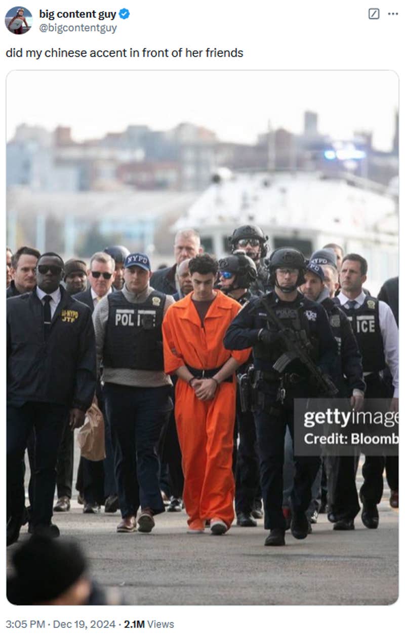 Luigi Mangione Compared To Superman, Jesus After Perp Walk Pics Go Viral