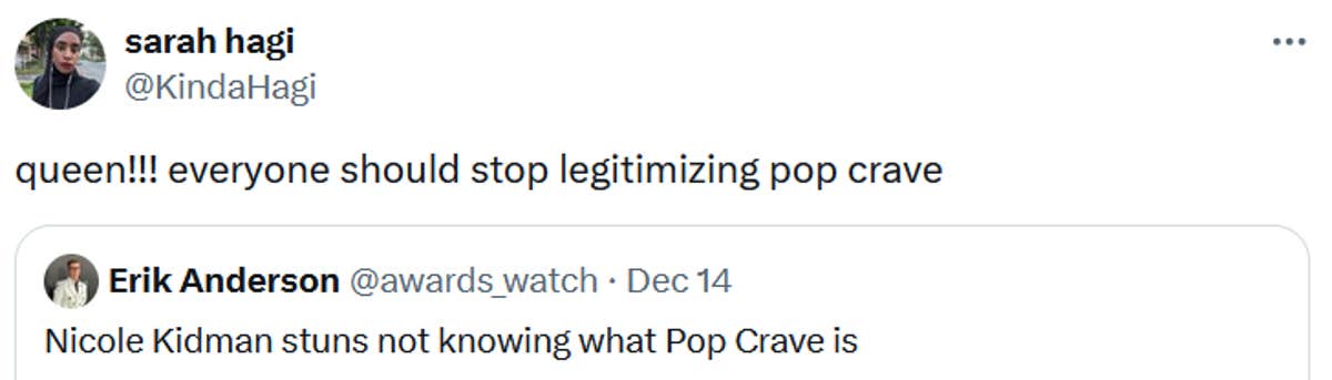 Nicole Kidman Doesn't Know What Pop Crave Is, Becomes An Instant Reaction Meme