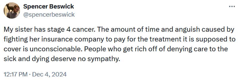 UHC CEO's Final LinkedIn Post Was Full Of Aggrieved Customers—Over A ...
